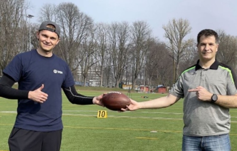 Farthest blindfolded American football field goal | Guinness World Records