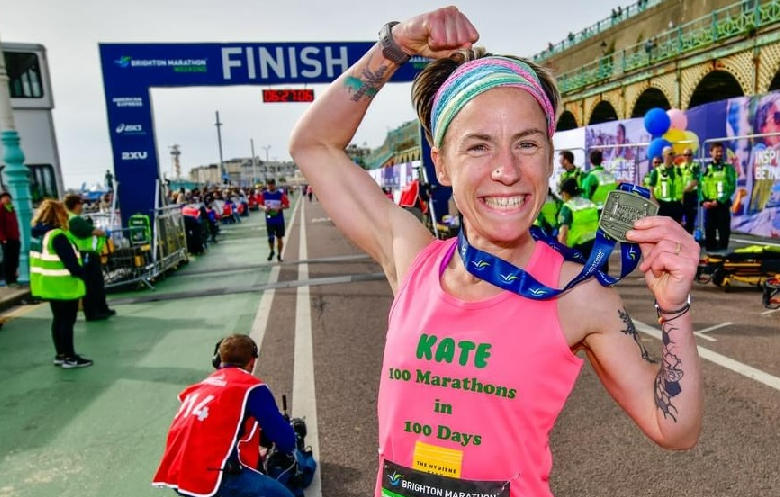 Most consecutive days to run a marathon distance (treadmill + outdoor ...