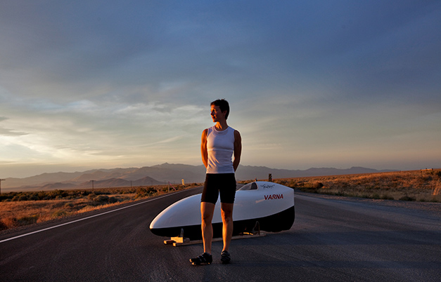 Fastest speed in a human-powered vehicle (female) | Guinness World Records